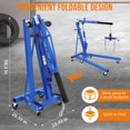 4400 LBS Engine Hoist with Leveler, Heavy Duty Alloy Steel Folding ...