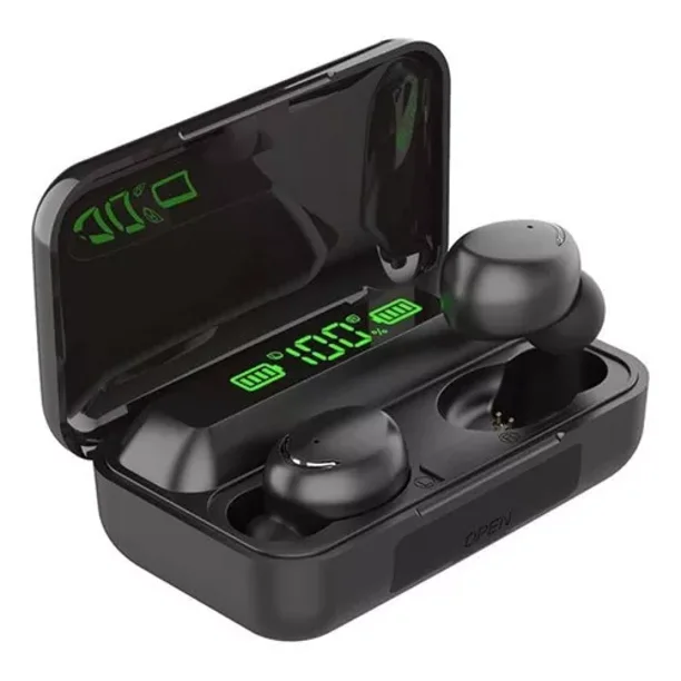 Audifonos in-ear Inalambricos TWS F9-5 Bluetooth Tactil Cancelacion De Ruido Color Negro ...