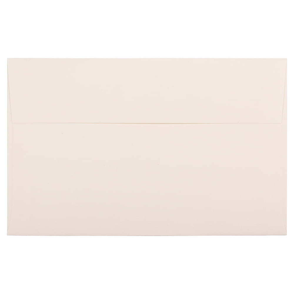 JAM A10 Strathmore Invitation Envelopes, 6 x 9 1/2, Natural White Linen ...