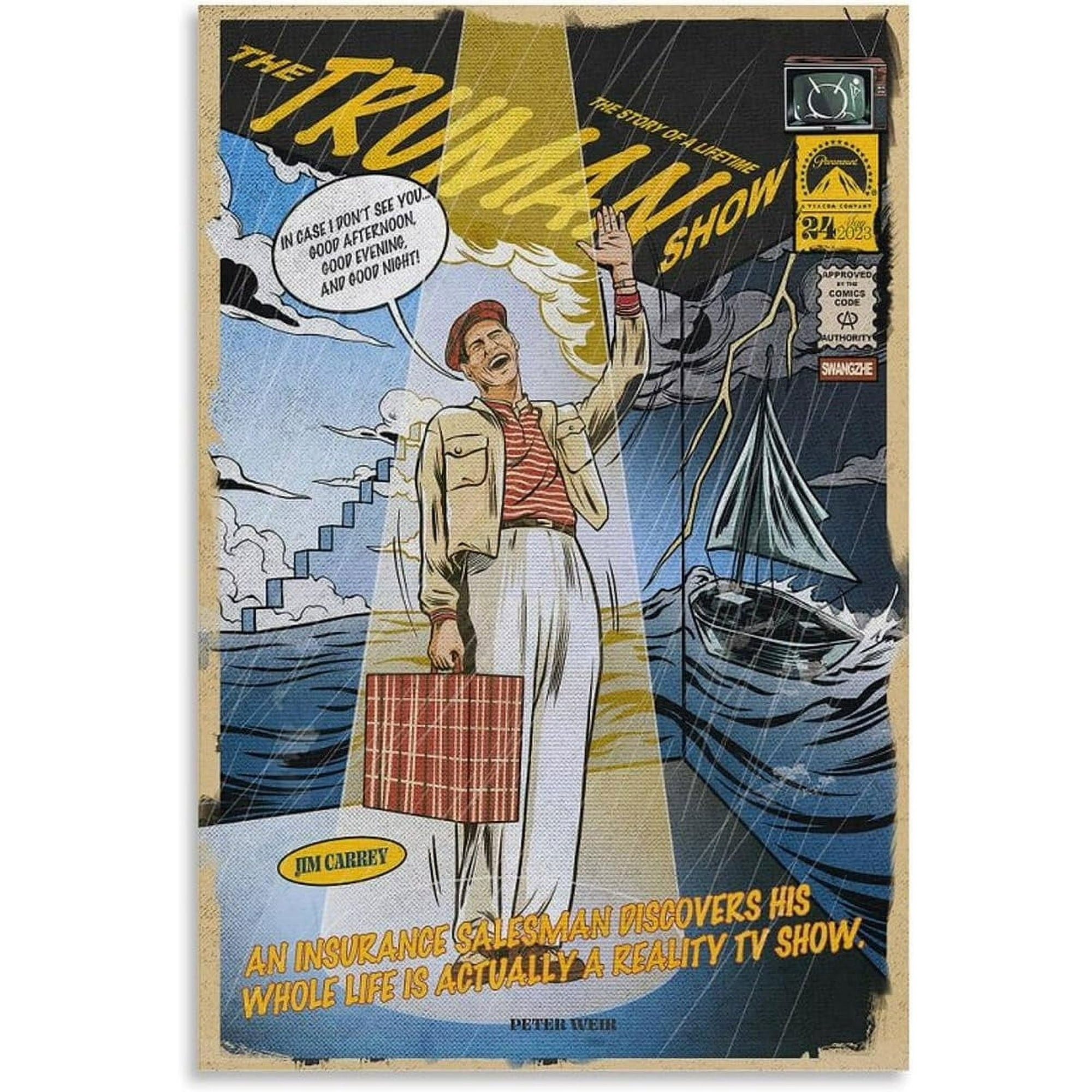 Click here for Pphaosho The Truman Show Movie Poster Frameless Pa... prices