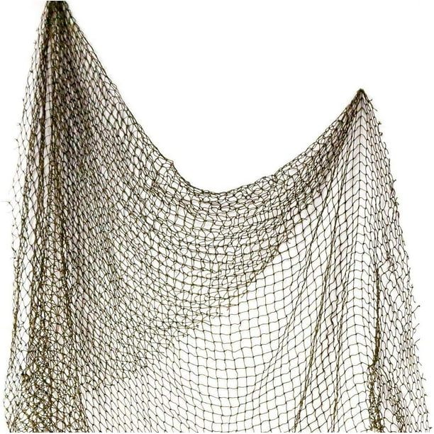 Nautical Fishing Net | Authentic Decorative Fish Net 5' x 10' | 1 Pack ...