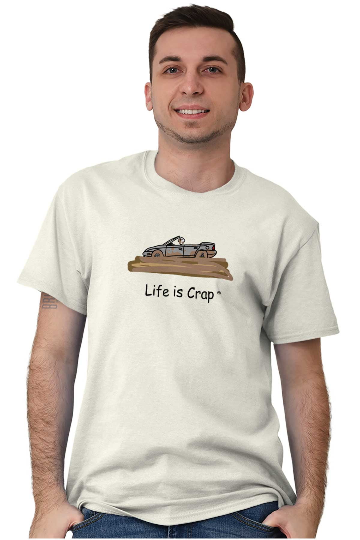 Life Is Crap Short Sleeve T-Shirt Tees Tshirts Life is Crap Convertible ...