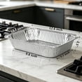9x13 Inch Disposable Aluminum Pans with Clear Lids(10 Pack)Half Size ...