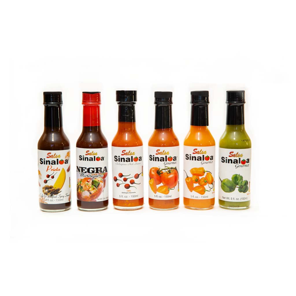Salsa Sinaloa: Prieta, Chiltepina, Green Habanero,Marisque,Gourmet and ...