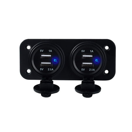 savreitly Switch Panel Recessed Several USB Ports Button Fast Buttons ...