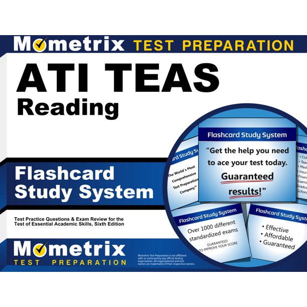 Ati Teas Reading Flashcard Study System : Teas 6 Test Practice ...