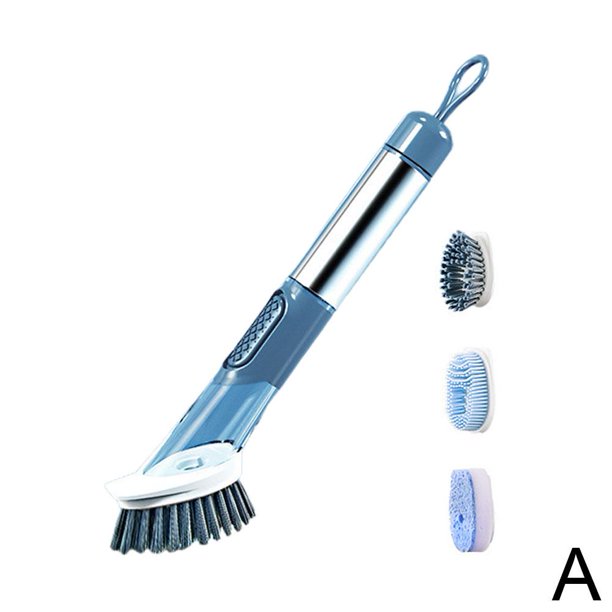 3in1 Washing up Soap Dispensing Dish Cleaning Brush Pan 7Y3E Clean ing ...