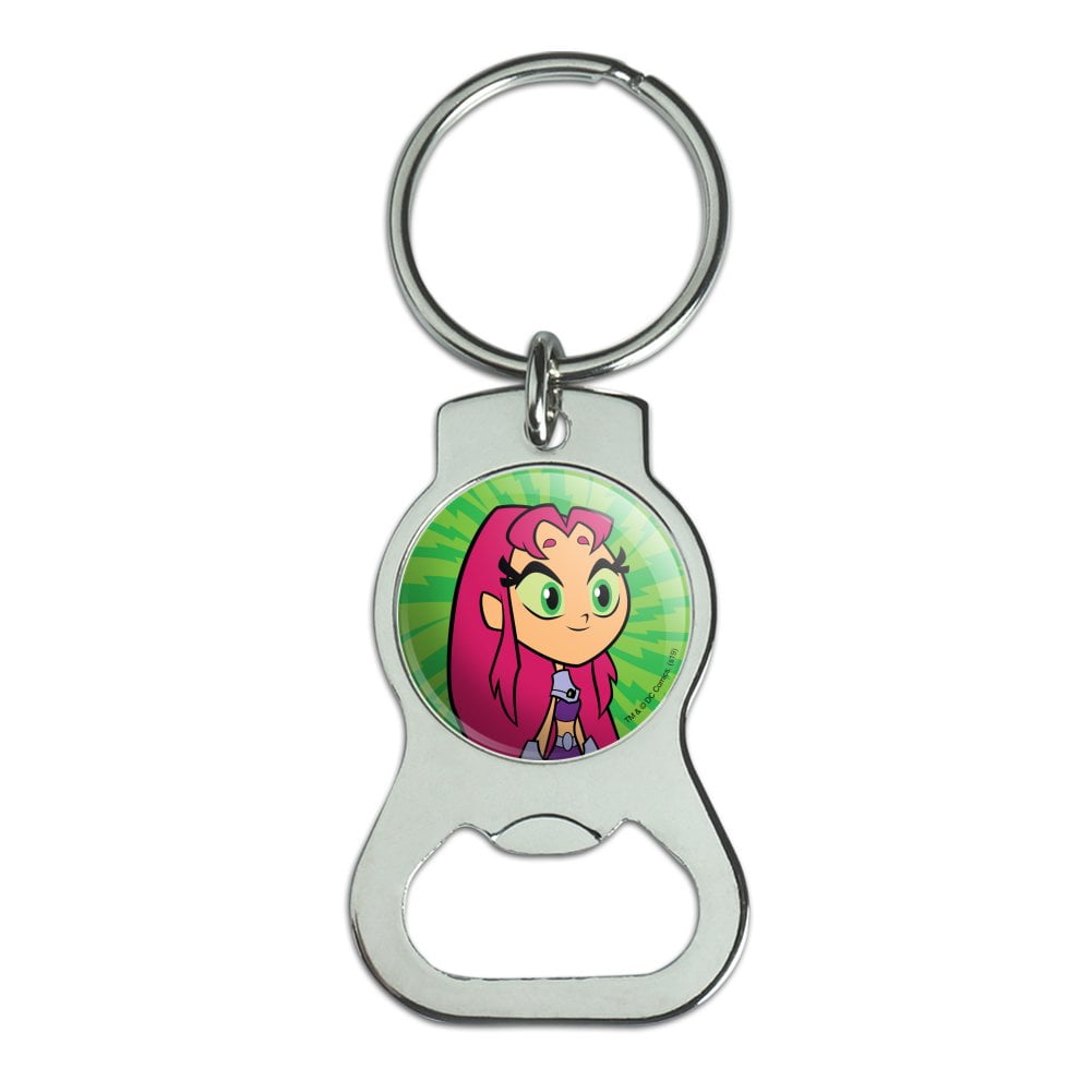 Teen Titans Go! Starfire Keychain with Bottle Cap Opener - Walmart.com