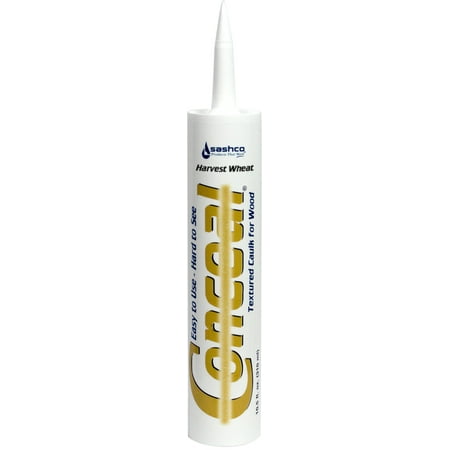 Sashco - 46040 Conceal Textured Wood Caulking, 10.5 oz Cartridge ...