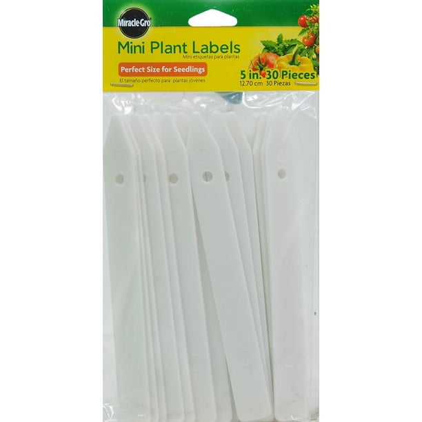 Scotts Miracle Gro Mini Plant Labels, 18-Pack - Walmart.com - Walmart.com