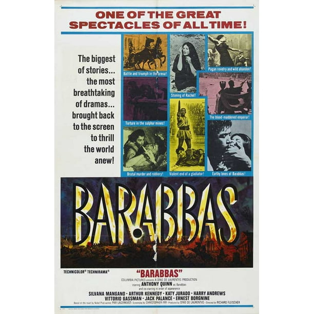 Barabbas - movie POSTER (Style C) (11" x 17") (1962) - Walmart.com