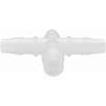 6 Pack Plastic Hose Barb Fitting 3/8 Inch Barbed Equal 4 Way Pipe ...