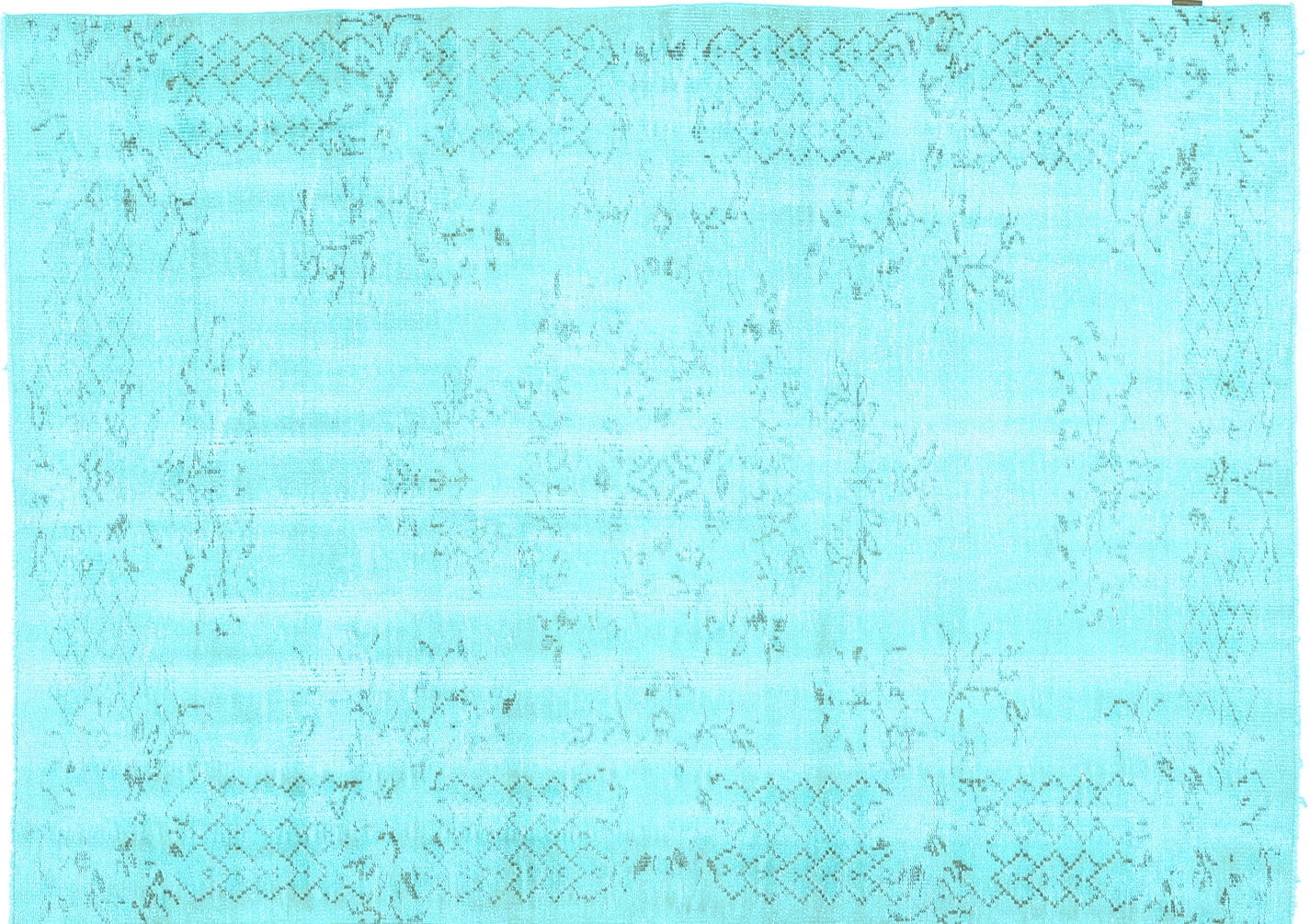 Ahgly Company Indoor Rectangle Abstract Light Blue Contemporary Area ...