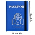 3 Point Screwdriver Pu Leather Strap Passport Bag Anti Brush Rfid Passport Clip Protective Cover