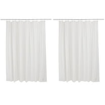 Bath Bliss 2 Pack PVC Splash Guard Bathroom Shower Liner in Solid White ...