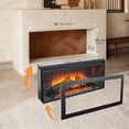 42 inch Infrared Electric Fireplace with Removable Trim kit Insert ...
