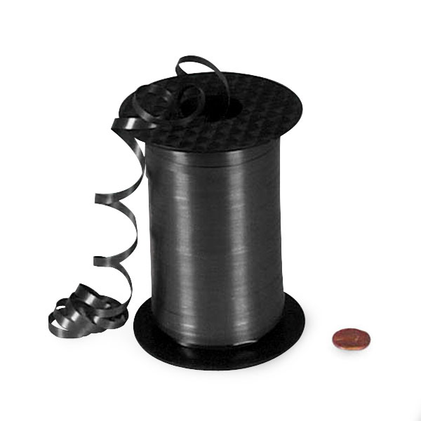 3/16" X 500 Yards Polyethylene Black Smooth Finish Curling Ribbon ...