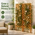 ScienGarden 2-Pack Wooden Garden Trellis Panels, 72"H Fir Wood Trellis ...