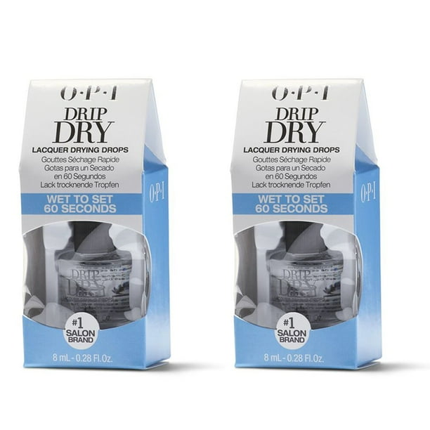Opi Drip Dry Lacquer Drying Drops 0.3 oz/9ml with Dropper (Pack of 2 ...