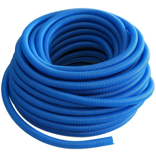 Absolute SLT14-50BL 50' 1/4" 5mm blue split wire loom conduit ...