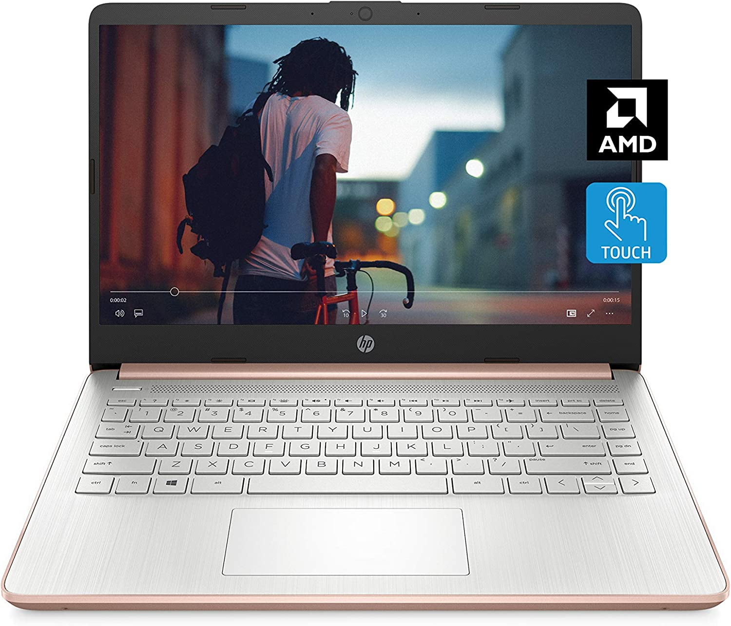 HP Laptop 14", Táctil, AMD 3020e, 4GB RAM, 64GB eMMC, W10 Home HP 14-fq0060nr | Walmart en línea
