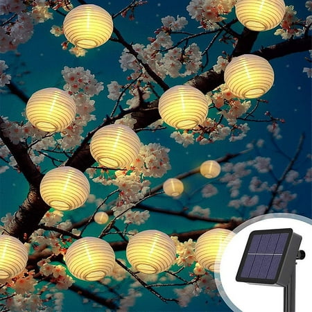 sysy Litogo Guirlande solaire Exterieur, Lampion Solaire Exterieur 8 ...