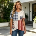 KDDYLITQ 250 Year Anniversary Shirt Short Sleeve Tunic Memorial Day Top ...