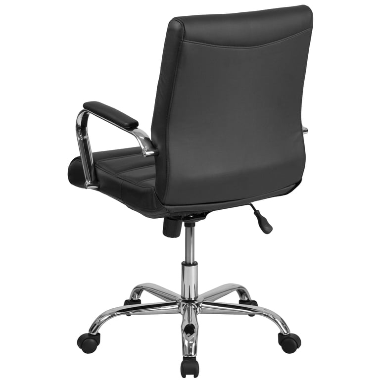 Black Office Chair Back View
