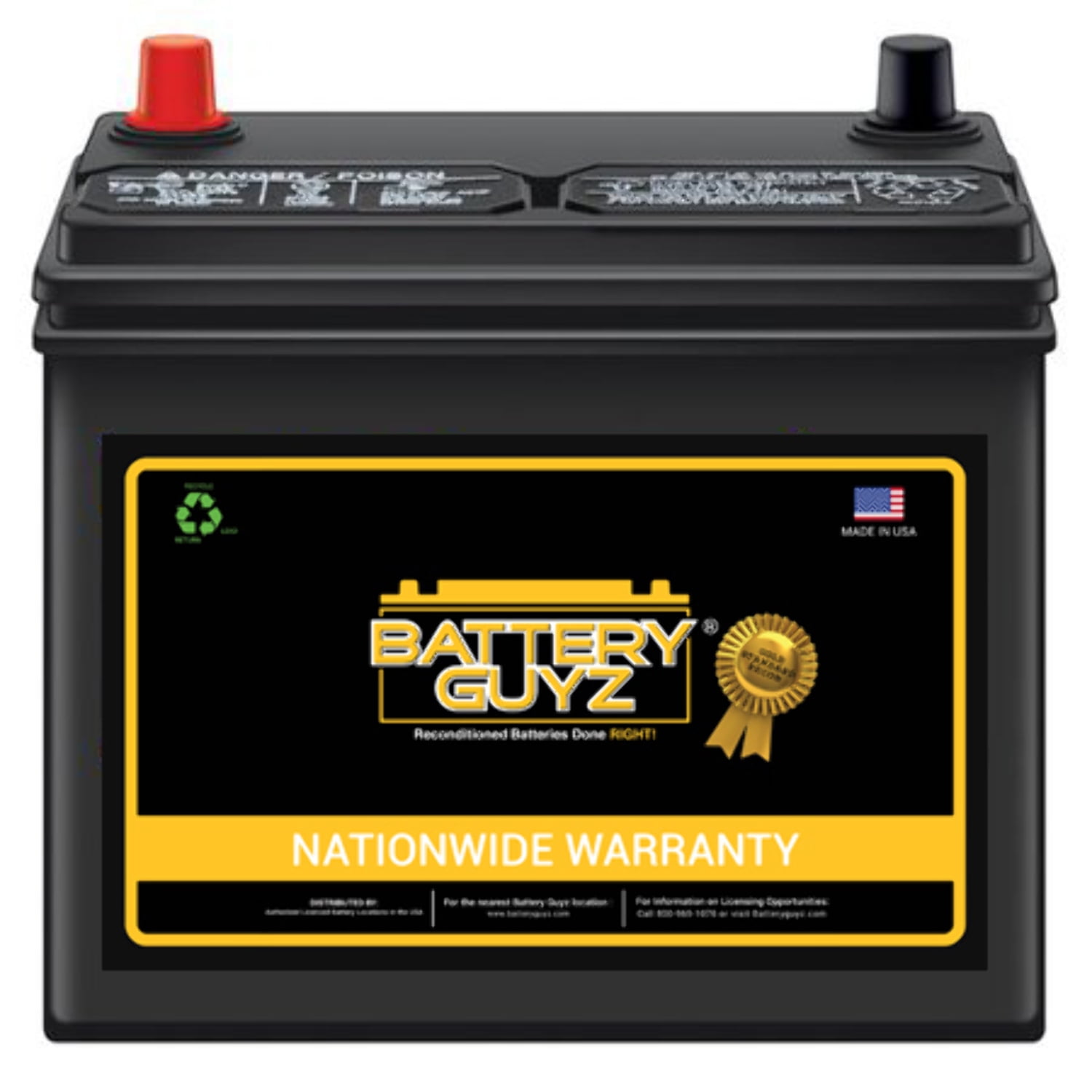Buy Battery Guyz Platinum Lead Acid Automotive Battery, Group Size 51R ...