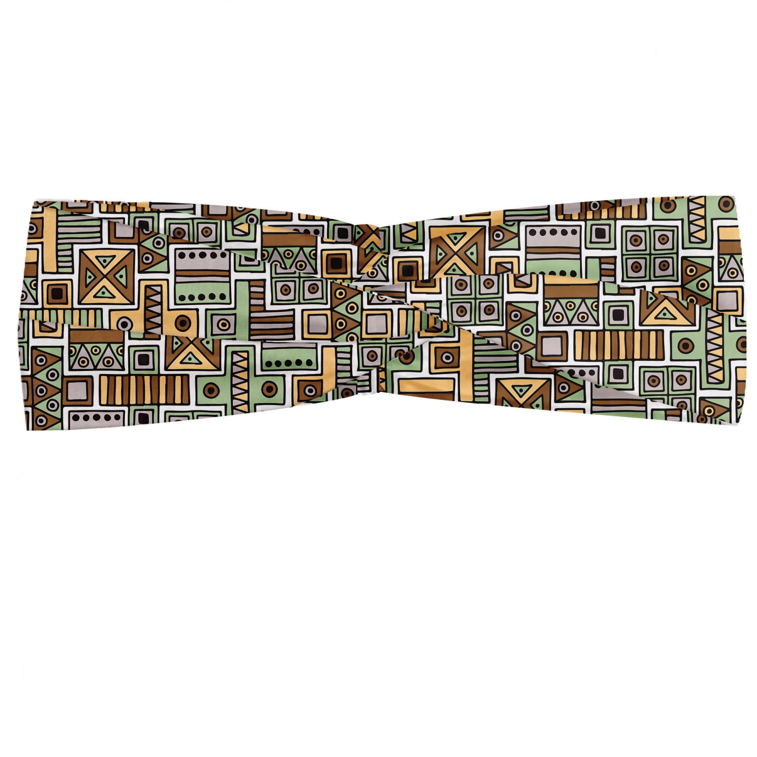 Tribal Headband, Culture Theme Funky Bohemian Style Folk Art ...