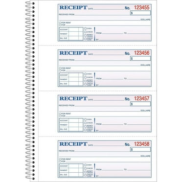 100 Pack of Sales Book Order Receipt Invoice Carbonless Copy 50 Sets 3. ...