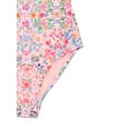 Wonder Nation Girls Floral One Piece Swimsuit with Bows and UPF 50 ...
