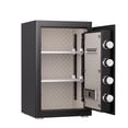 Black Steel Home Safe - 2.0 Cu Ft with Digital Keypad for Documents and ...