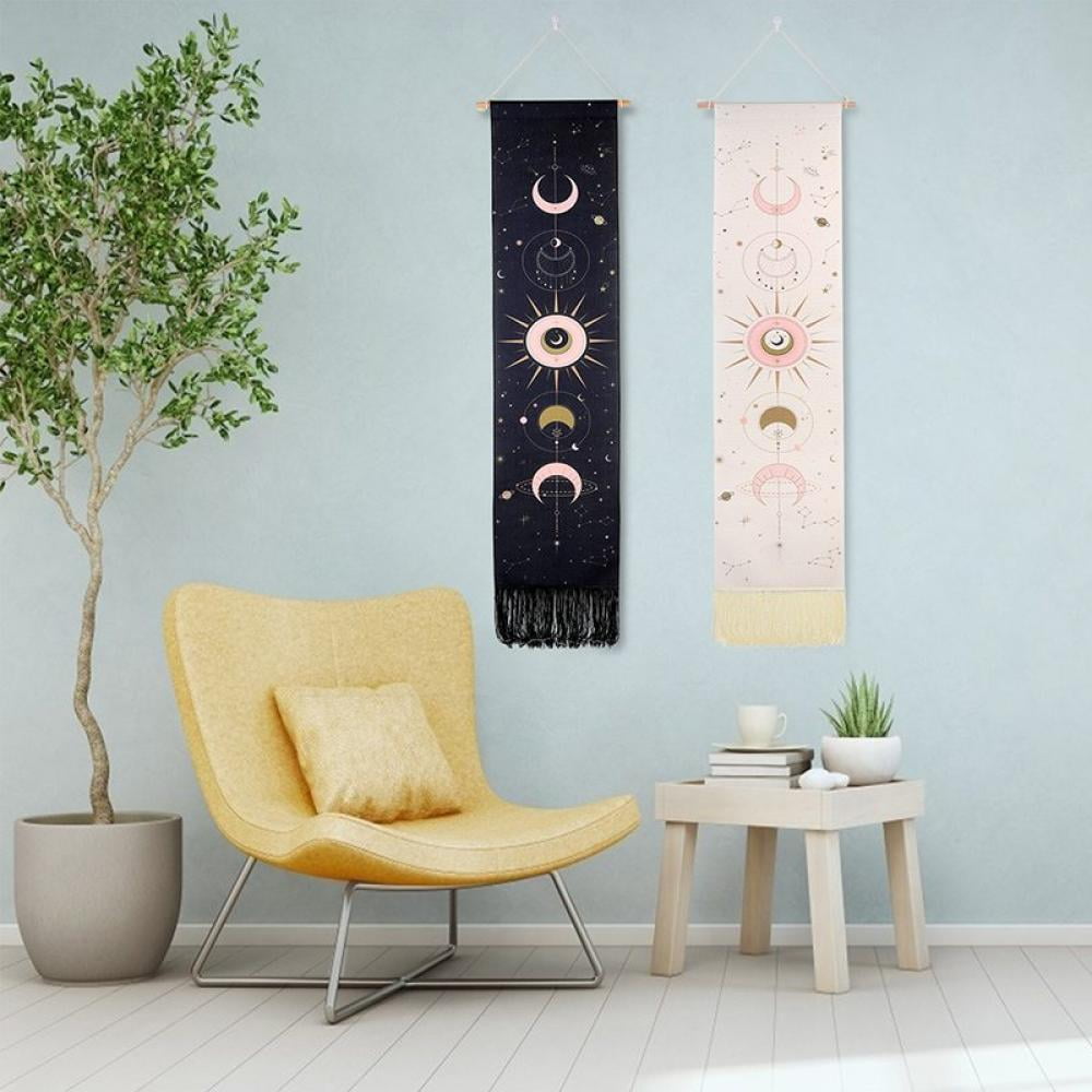 Sun and Moon Tapestry Wall Hanging ,Aesthetic Mysterious Art Moon Long ...