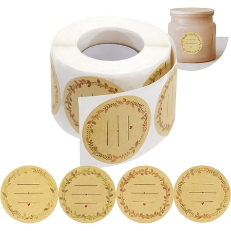 2 Pack Jam and Jelly Jar Labels, Canning Labels for Mason Jars and More ...