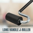 POWERTEC 12" Long Handle J Roller, 1-1/2 Inch Diameter, 3 Inch Wide ...