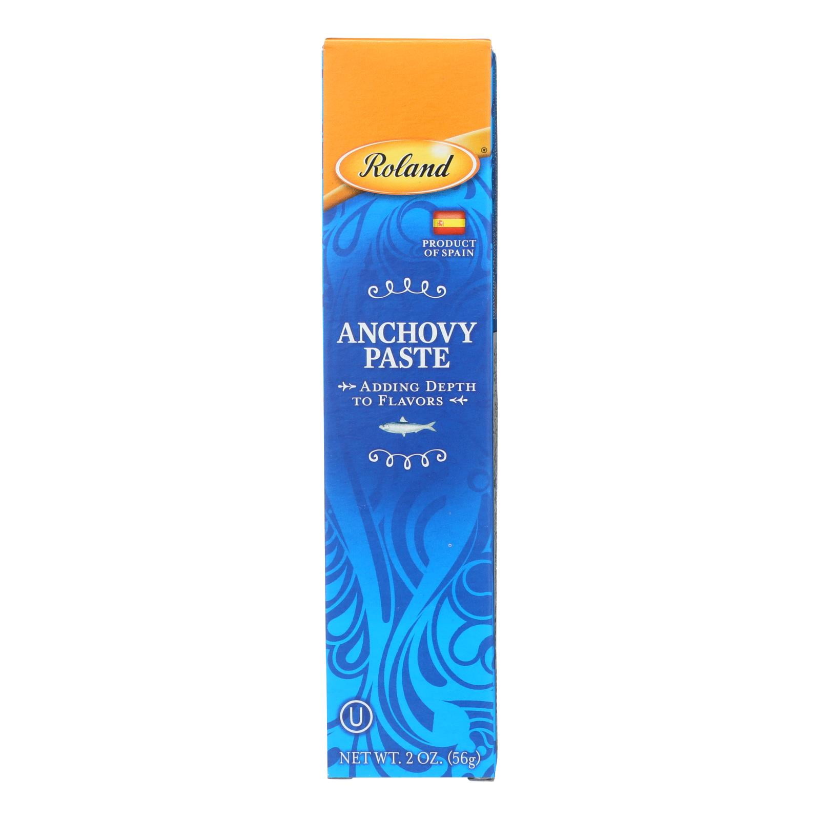 Roland Specialty Foods Anchovy Paste, 2 Oz (12 Pack) - Fish Flavor ...