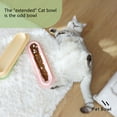 3PCS Long Shape Cats Large Capacity Pet Feeding Bowl Cats Drinking ...