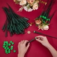 100Pcs 2 Styles Plastic Extendable Stem Water Tubes with Caps for ...