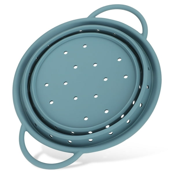 TSV Mini Collapsible Colander, Silicone Kitchen Strainer Basin for ...