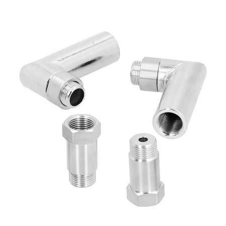 O2 Sensor Bung, Oxygen Sensor Adapter 90 Degree Angled For Car ...