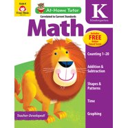 Kindergarten Math Workbook : Addition and Subtraction from 0 to 10 ...