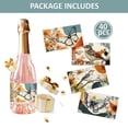 1 Set 40 Sheets Heart Theme Coated Paper Adhesive Sticker Wine Bottle ...