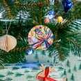 Funny Christmas Ornament,Colorful Geometric - Style Small Bird,Xmas ...