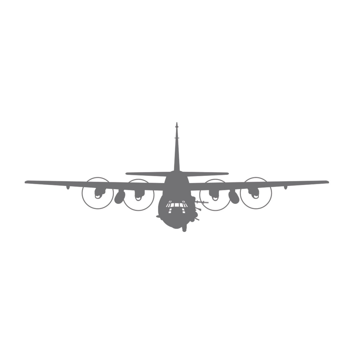 AC-130U Spooky Sticker Decal Die Cut - Self Adhesive Vinyl ...