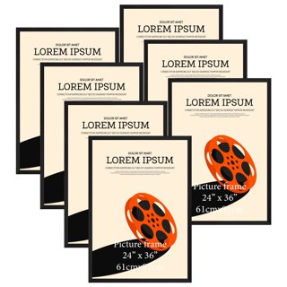 Mainstays 12" x 18" Rounded Poster Frame, Black - Walmart.com