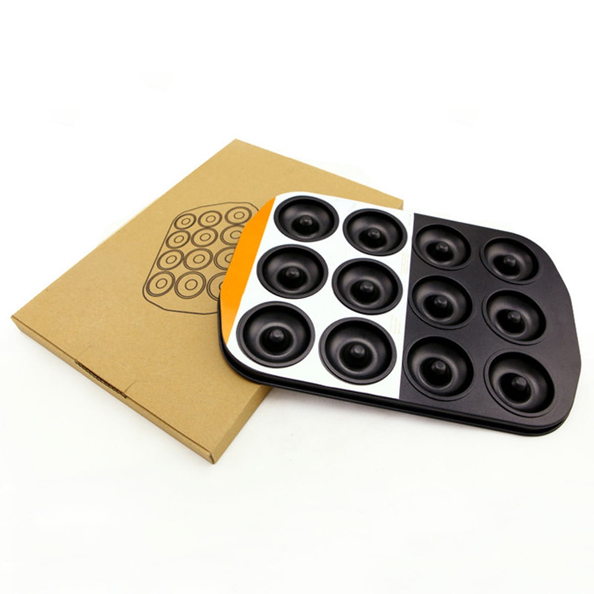 12 Cups Cute Mini Donut Maker Pan Doughnut Cake Mould Dough Tray DIY ...