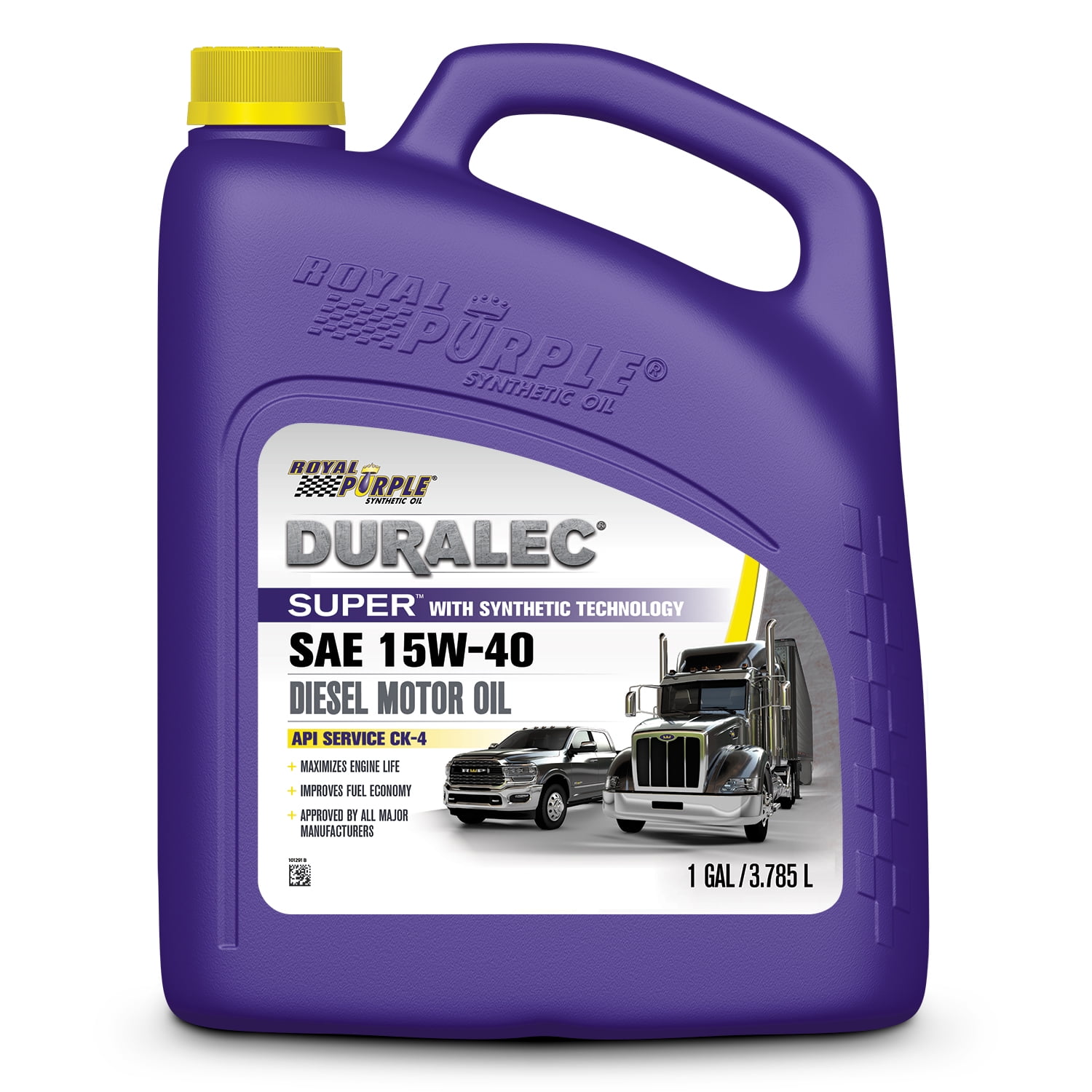 Royal Purple Duralec Super 15W-40 Diesel Motor Oil, 1 Gallon - Walmart.com