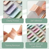 Mr. Pen Monthly and Seasonal Tabs Set 84 pcs Planner Tabs with Labels ...