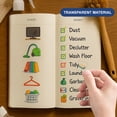1 Set PVC Self-Adhesive Stickers Writable Label Stickers Rectangle ...